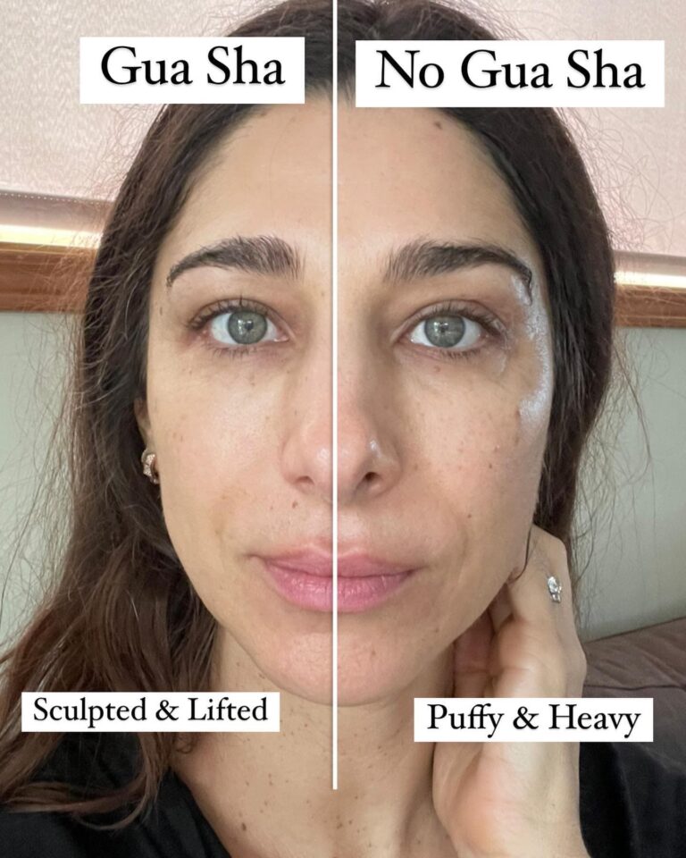 Gua Sha Before And After Photos (Jade, Quartz, and More)