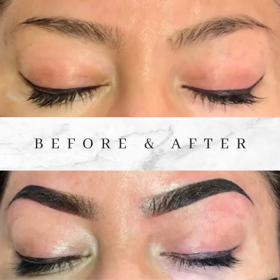 Ombre Powder Brows Before And After (Real Results)