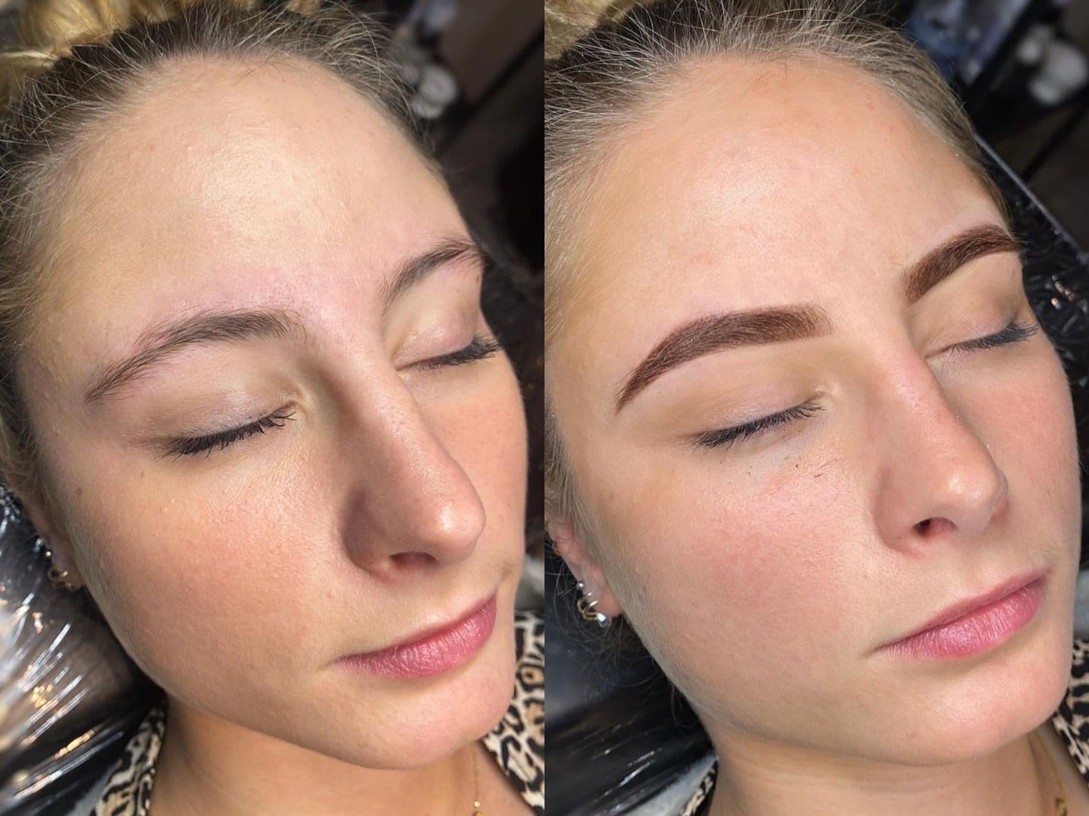 Ombre Powder Brows Before And After (Real Results)