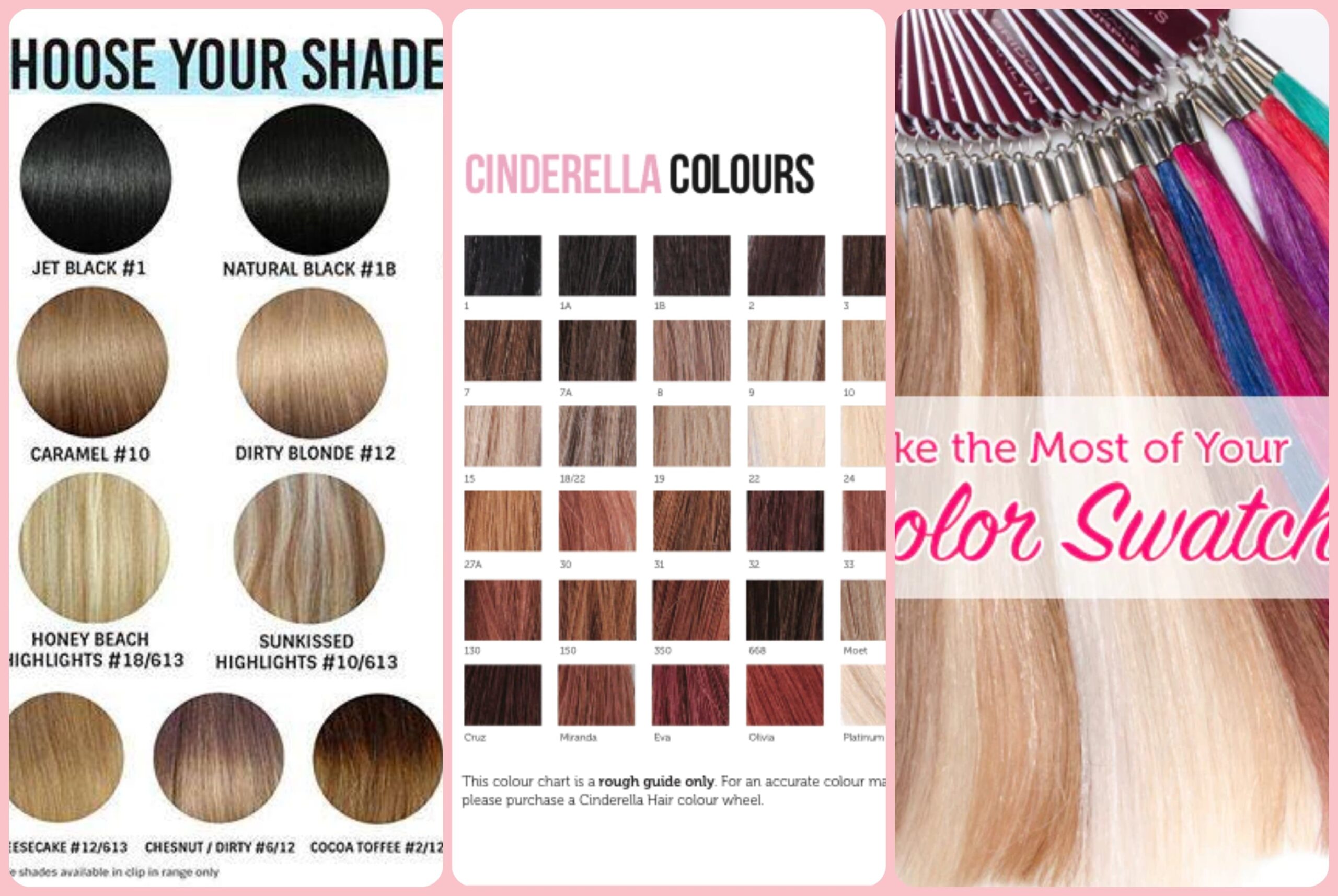 Hair Extension Color Chart Explained In Detail
