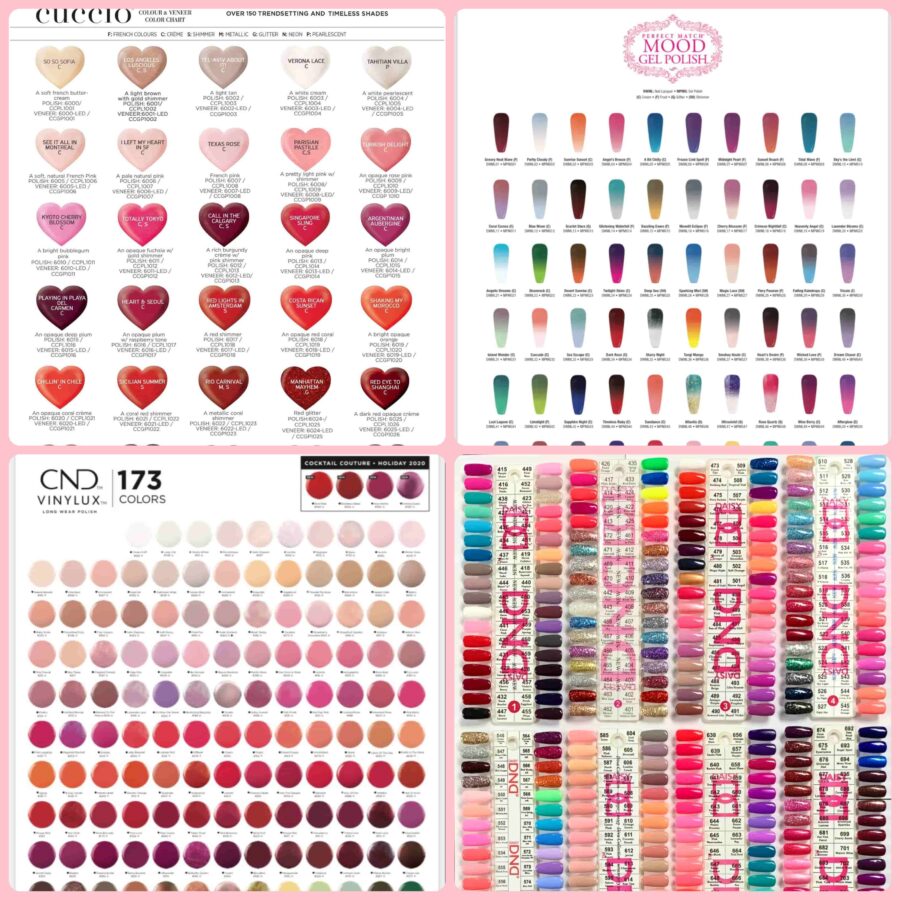 Nail Polish Color Chart Explained