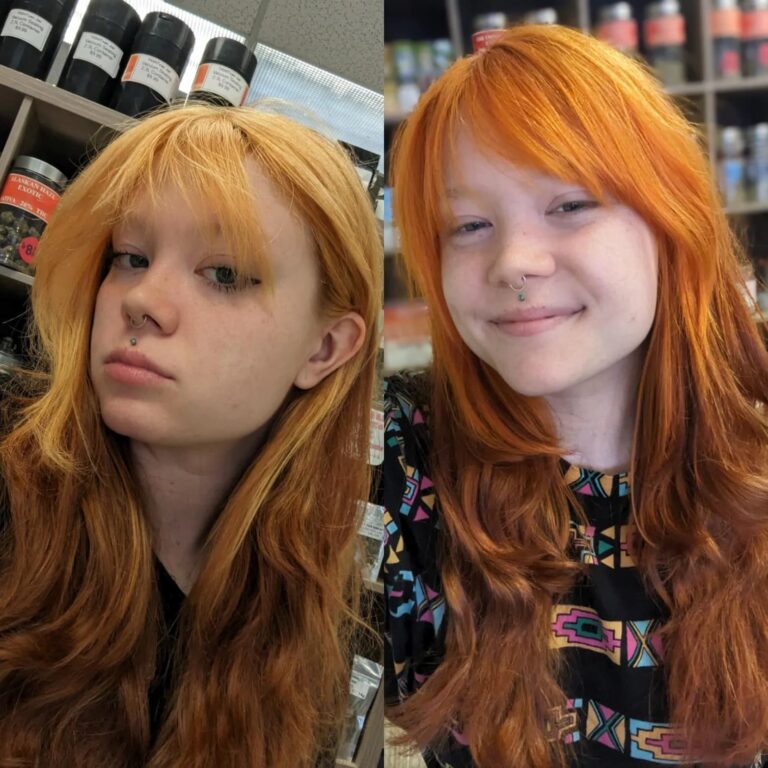 Henna Hair Dye Before And After Pictures