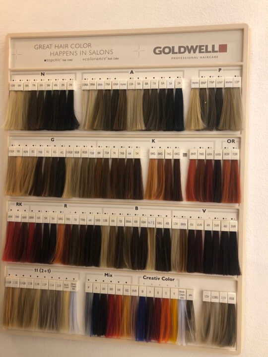 Goldwell Colour Swatches