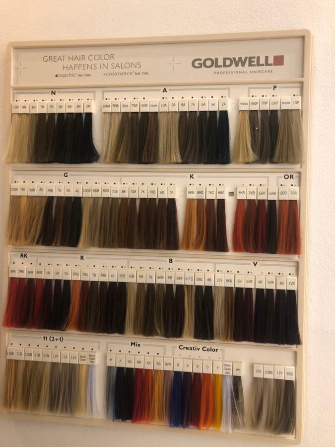 Goldwell Colour Swatches